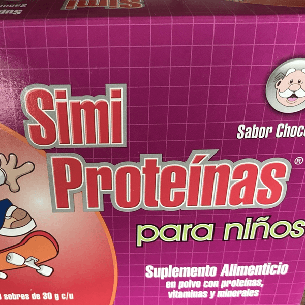 SIMIPROTEINAS PARA NIÑOS SABOR CHOLOLATE POLVO PARA PREPARAR BEBIDA 20 ...
