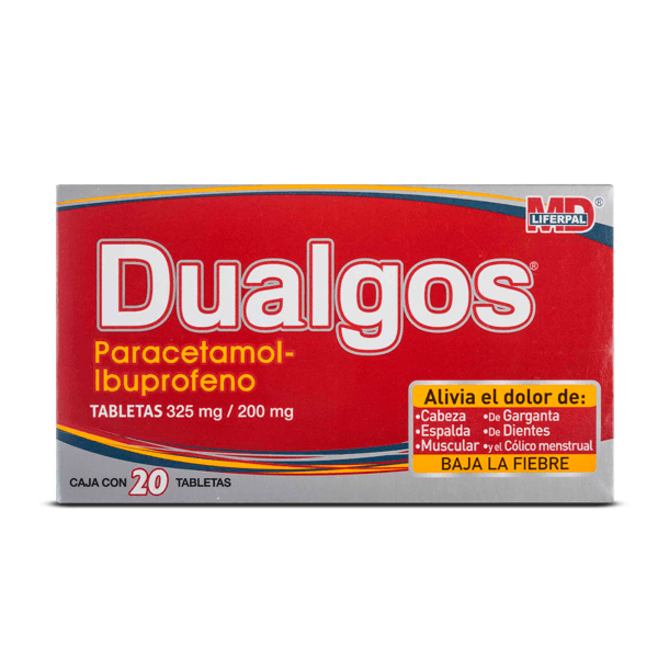 PARACETAMOL/IBUPROFENO 325MG/200MG 20TABLETAS - Farmacias Similares ...
