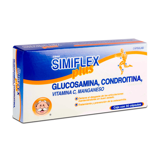 SIMIFLEX PLUS GLUCOSAMINA / CONDROITINA / VITAMINA C / MANGANESO 30 ...