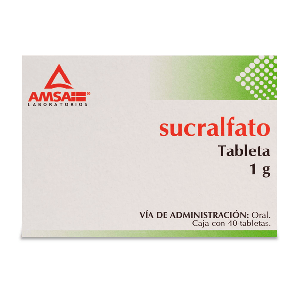 SUCRALFATO 1 GR 40 TABLETAS - Farmacias Similares® | Tienda online