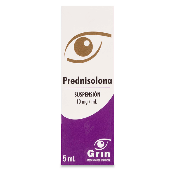 PREDNISOLONA 10MG/1ML SUSPENSION GOTAS OFTALMICAS 5 ML 1 PIEZA ...