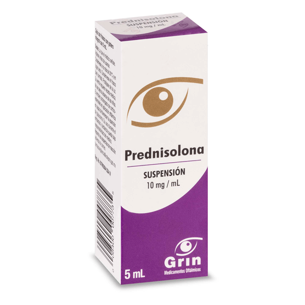 PREDNISOLONA 10MG/1ML SUSPENSION GOTAS OFTALMICAS 5 ML 1 PIEZA ...