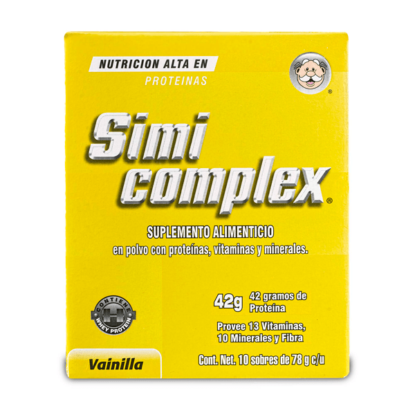 SIMICOMPLEX PROTEINAS / VITAMINAS / MINERALES SABOR VAINILLA POLVO PARA ...