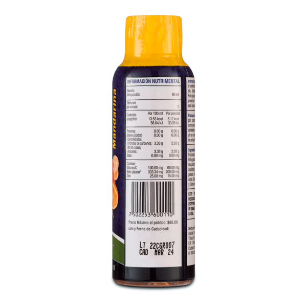 SHOT WELLMUNE 60 ML SABOR MANDARINA 1 PIEZA - Farmacias Similares ...