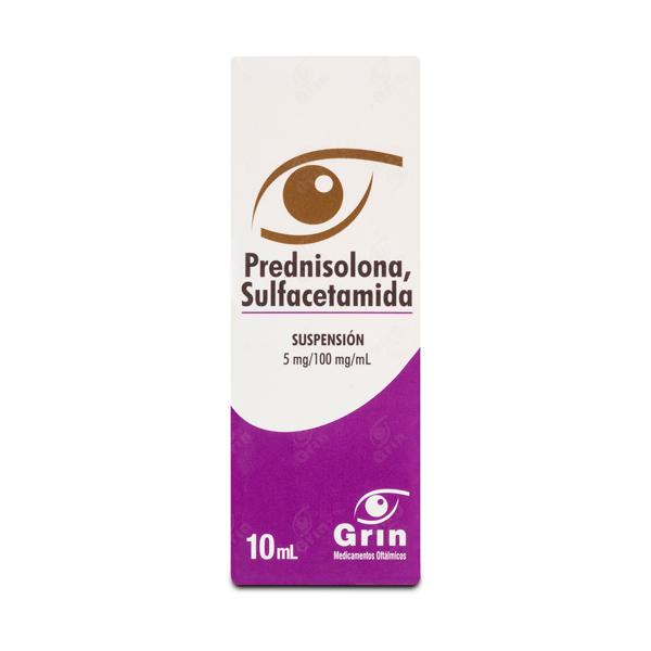 PREDNISOLONA / SULFACETAMIDA 10/10 ML SUSPENSION GOTAS OFTALMICAS 10 ML ...