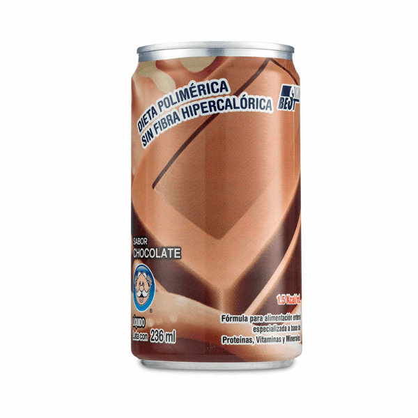 DIETA POLIMERICA SIN FIBRA HIPERCALORICA SABOR CHOCOLATE 236 ML 1 PIEZA ...