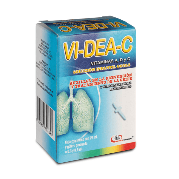 VITAMINAS A / D / C INFANTIL SOLUCION GOTAS 25 ML 1 PIEZA - Farmacias ...