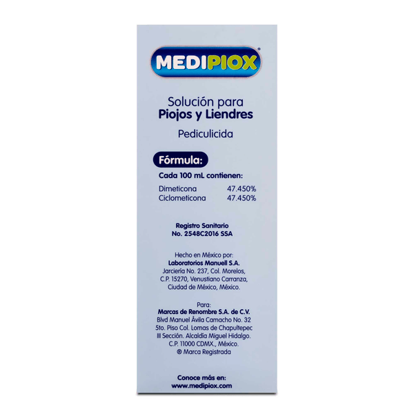 MEDIPIOX SOLUCION 60 ML 1 PIEZA - Farmacias Similares® | Tienda online