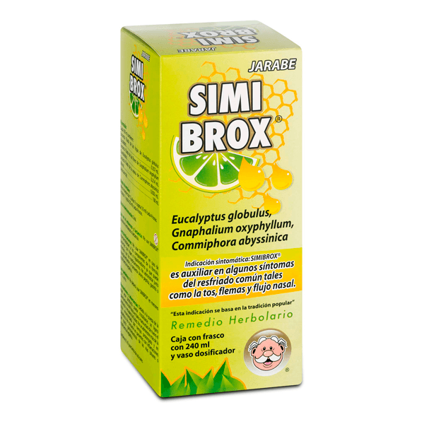 SIMI BROX EUCALIPTO / GORDOLOBO / MIRRA 240 ML JARABE 1 PIEZA ...