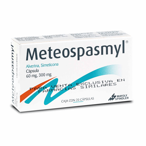 ALVERINA/SIMETICONA 20 CAPSULAS METEOSPASMYL - Farmacias Similares ...
