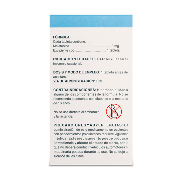 MELATONINA 3 MG 60 TABLETAS ORALES - Farmacias Similares® | Tienda online