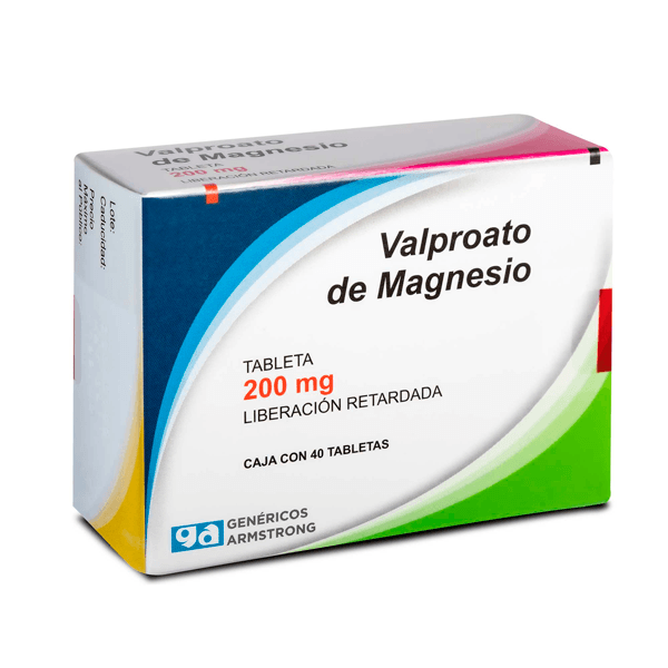 VALPROATO DE MAGNESIO 40 TABLETAS LIBERACION RETARDADA - Farmacias ...