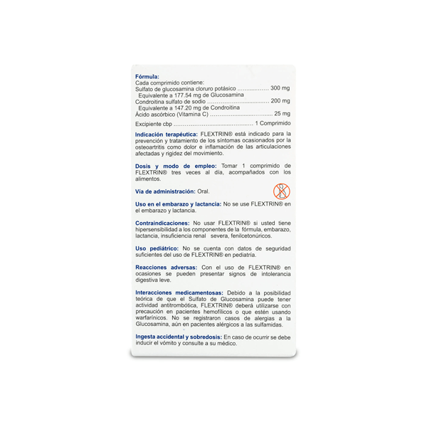 SIMIFLEX TRIN GLUCOSAMINA / CONDROITINA / ACIDO ASCORBICO 30 ...