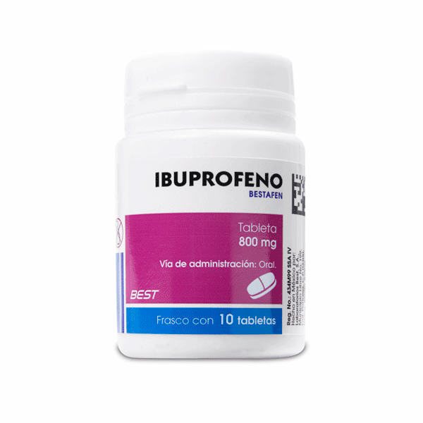 IBUPROFENO 800 MG 10 TABLETAS - Farmacias Similares® | Tienda online