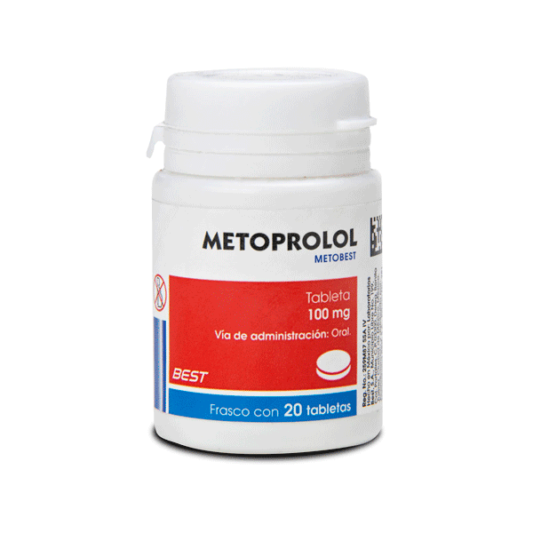METOPROLOL 100 MG 20 TABLETAS - Farmacias Similares® | Tienda online