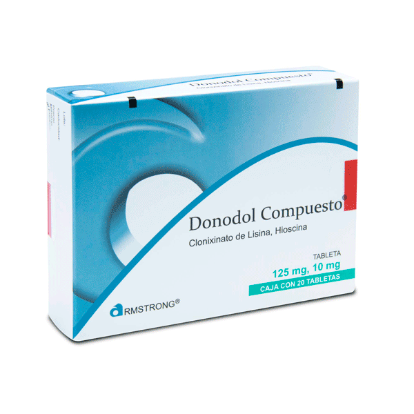 CLONIXINATO DE LISINA / BUTILHIOSCINA 125/10MG 20 TABLETAS - Farmacias ...