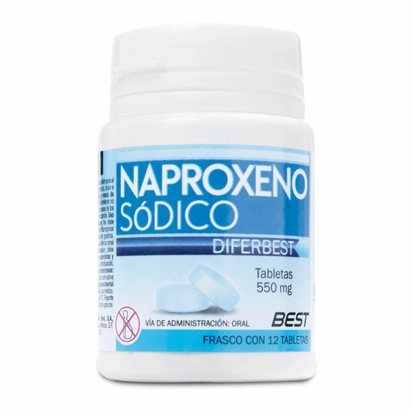 NAPROXENO SODICO 550 MG 12 TABLETAS - Farmacias Similares® | Tienda online