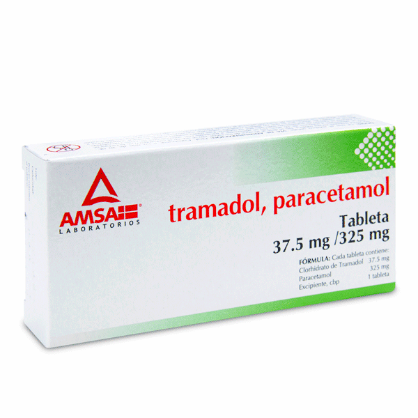 PARACETAMOL / TRAMADOL 325/37.5MG 20 TABLETAS - Farmacias Similares ...