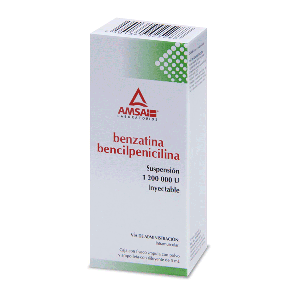 BENCILPENICILINA / BENZATINA SUSPENSION INYECTABLE 1 PIEZA - Farmacias ...