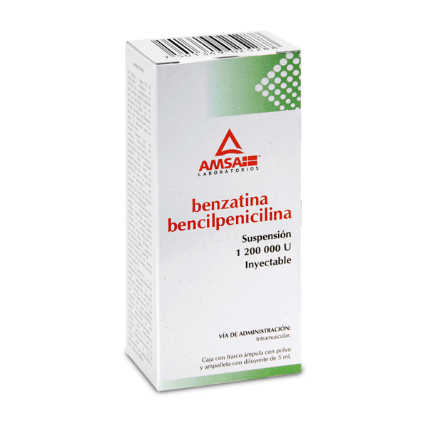 BENCILPENICILINA / BENZATINA SUSPENSION INYECTABLE 1 PIEZA - Farmacias ...