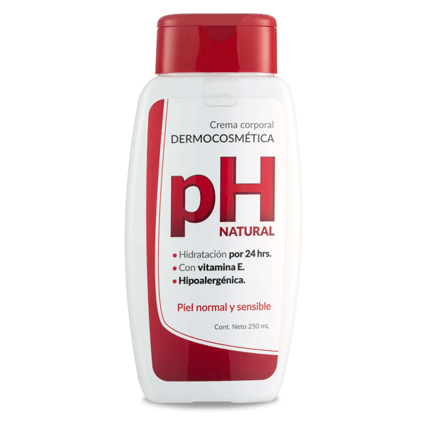 CREMA CORPORAL DERMOCOSMETICA PH NATURAL 250 ML 1 PIEZA - Farmacias ...