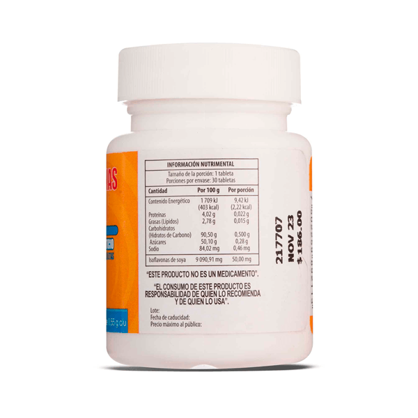 ISOFLAVONAS SOYA DR SIMI 30 TABLETAS - Farmacias Similares® | Tienda online