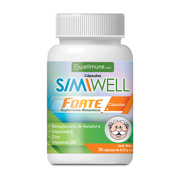 SIMIWELL FORTE BETAGLUCANOS / VITAMINA C / ZINC / D3 30 CAPSULAS ...
