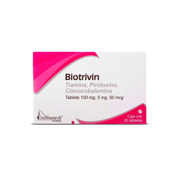 COMPLEJO B (VITAMINAS B1 / B6 / B12) 30 TABLETAS - Farmacias Similares ...