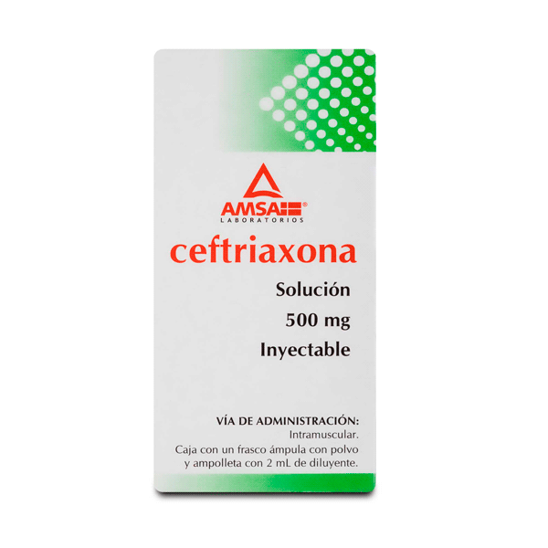 CEFTRIAXONA 500 MG SOLUCION INYECTABLE 1 PIEZA - Farmacias Similares ...