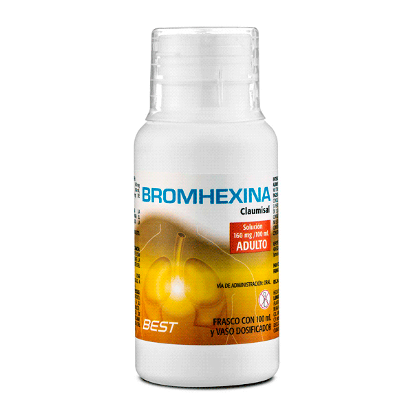 BROMHEXINA 160MG/100ML ADULTO SOLUCION 1 PIEZA - Farmacias Similares® | Tienda online
