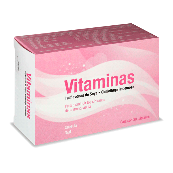 CIMICIFUGA RACEMOSA / VITAMINAS / ISOFLAVONAS DE SOYA 30 CAPSULAS ...