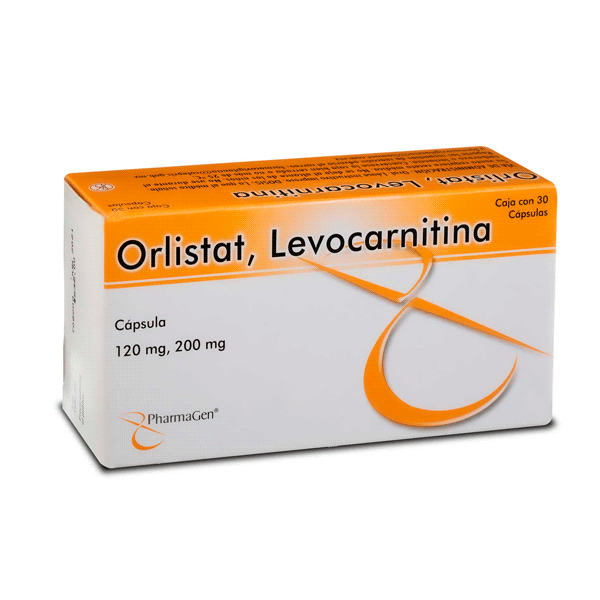 ORLISTAT / LEVOCARNITINA 120/200MG 30 CAPSULAS - Farmacias Similares ...