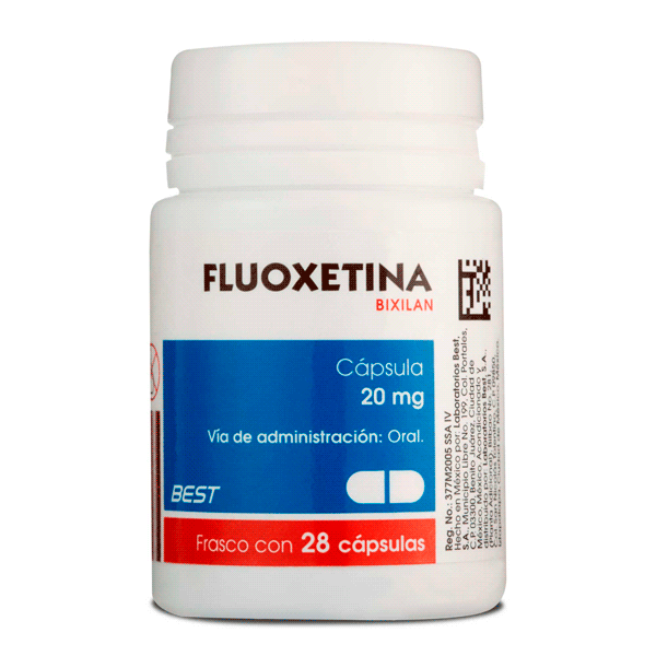 FLUOXETINA 20 MG 28 CAPSULAS - Farmacias Similares® | Tienda online