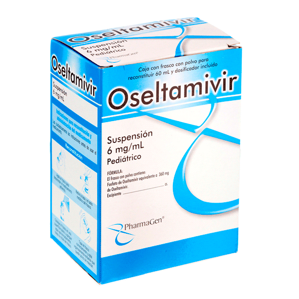 OSELTAMIVIR 6MG/ML SUSPENSION 60 ML 1 PIEZA - Farmacias Similares ...