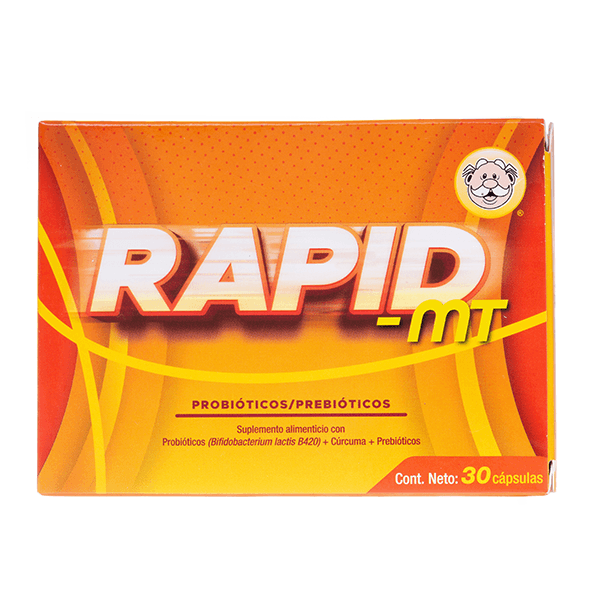 PROBIOTICOS / PREBIOTICOS CAPSULAS RAPID-MT 30 CAPSULAS - Farmacias ...