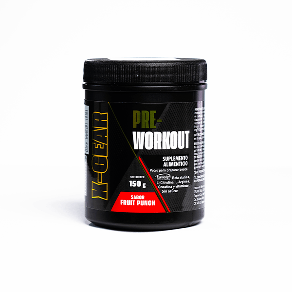 PRE-WORKOUT PONCHE DE FRUTAS XGEAR POLVO 150 GR 1 PIEZA - Farmacias ...