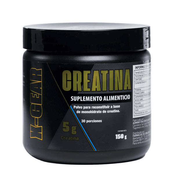 CREATINA 5 GR XGEAR 150 GR POLVO 1 PIEZA - Farmacias Similares ...