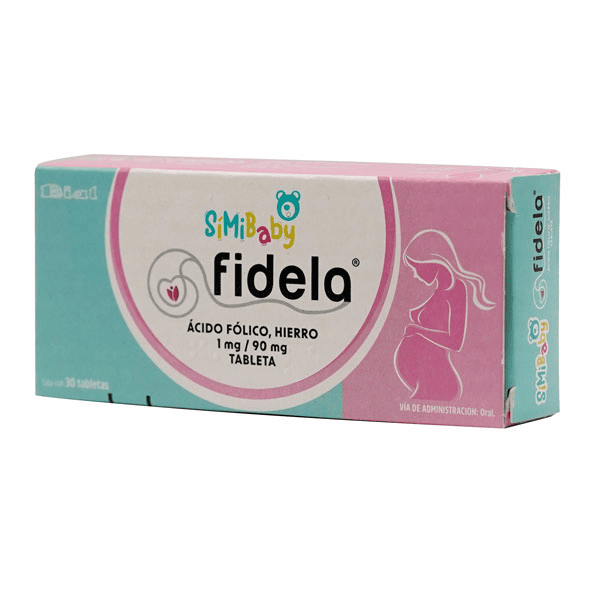 HIERRO / ACIDO FOLICO 90MG/1000MCG 30 TABLETAS - Farmacias Similares ...