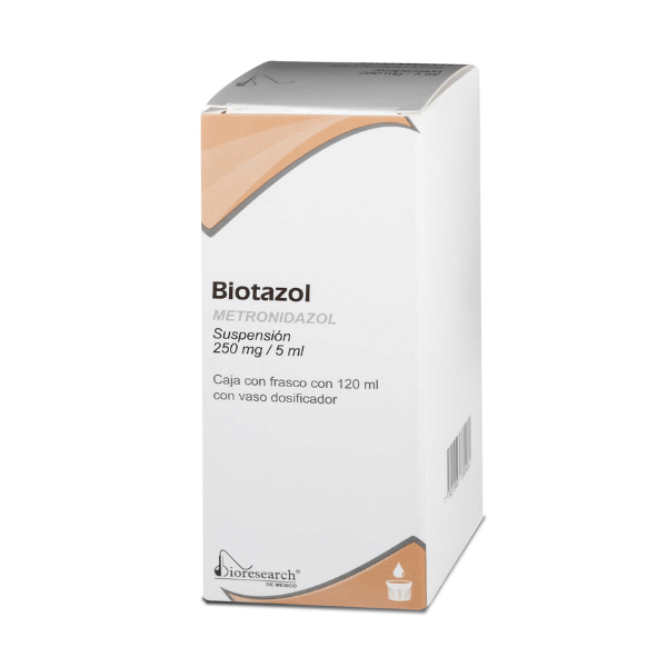 METRONIDAZOL 5GR/100ML SUSPENSION 120 ML 1 PIEZA - Farmacias Similares ...