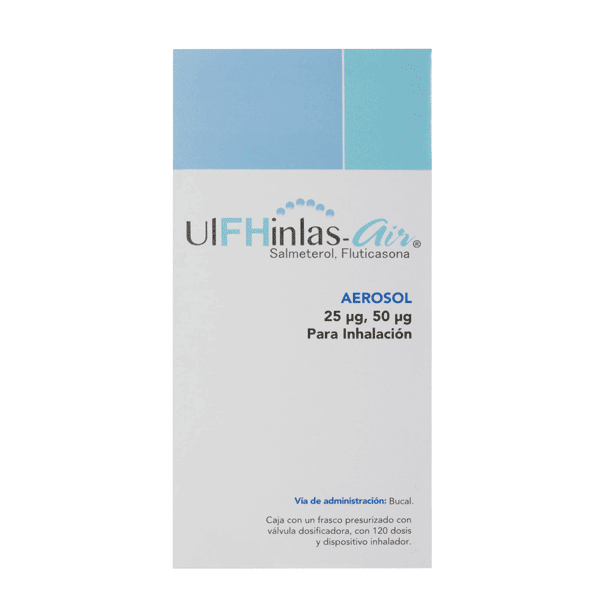 FLUTICASONA / SALMETEROL 50/25MCG AEROSOL PARA INHALACION 120 DOSIS 1 ...