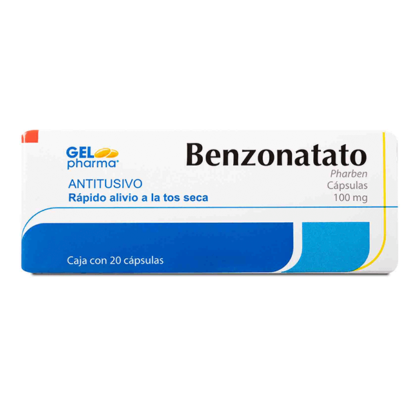 BENZONATATO 100 MG 20 CAPSULAS - Farmacias Similares® | Tienda online