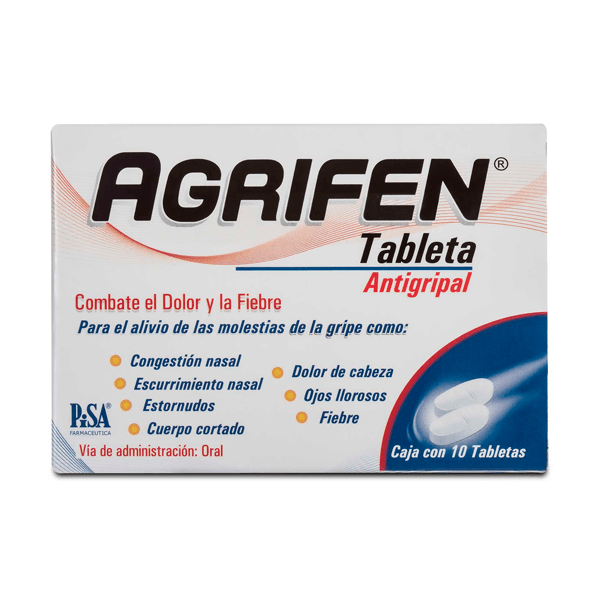 AGRIFEN PARACETAMOL 500 MG / CAFEINA 25 MG / FENILEFRINA 5 MG ...