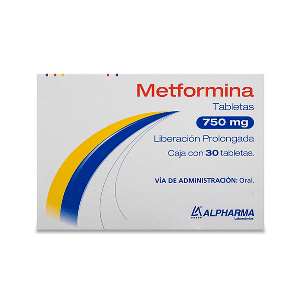 METFORMINA 750 MG 30 TABLETAS LIBERACION PROLONGADA - Farmacias ...