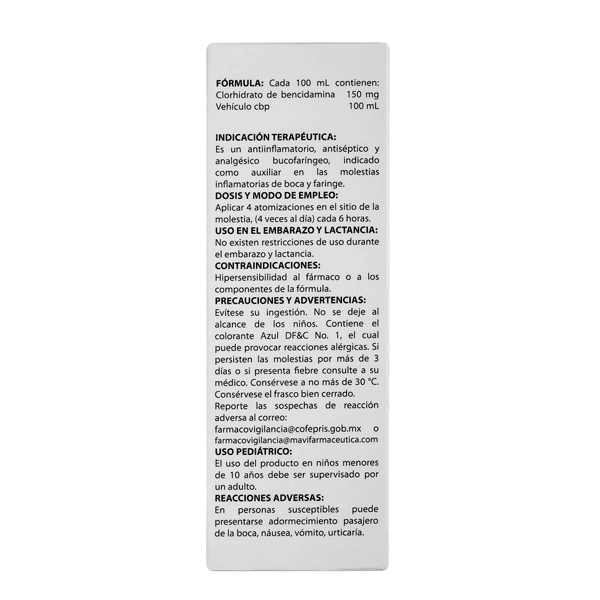 BENCIDAMINA 45MG/100ML SOLUCION 30 ML 1 PIEZA - Farmacias Similares ...