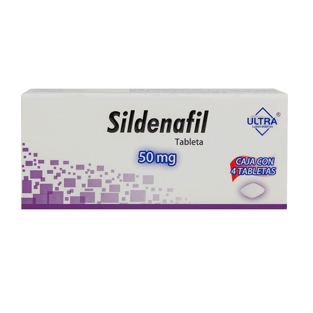 SILDENAFIL 50 MG 4 TABLETAS - Farmacias Similares® | Tienda online