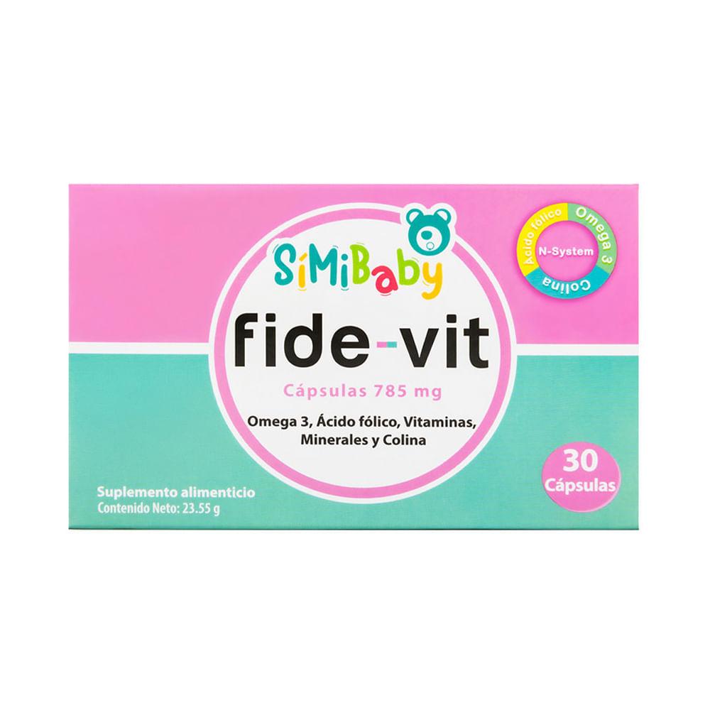 MULTIVITAMINICO MATERNO 30 CAPSULAS SIMIBABY - Farmacias Similares ...