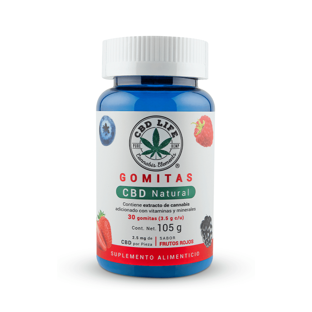 GOMITAS CBD FRUTOS ROJOS 30 GOMITAS - Farmacias Similares® | Tienda online