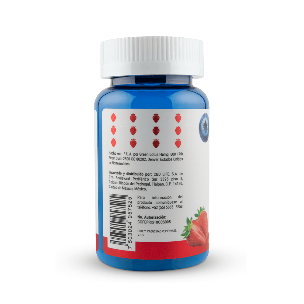 GOMITAS CBD FRUTOS ROJOS 30 GOMITAS - Farmacias Similares® | Tienda online