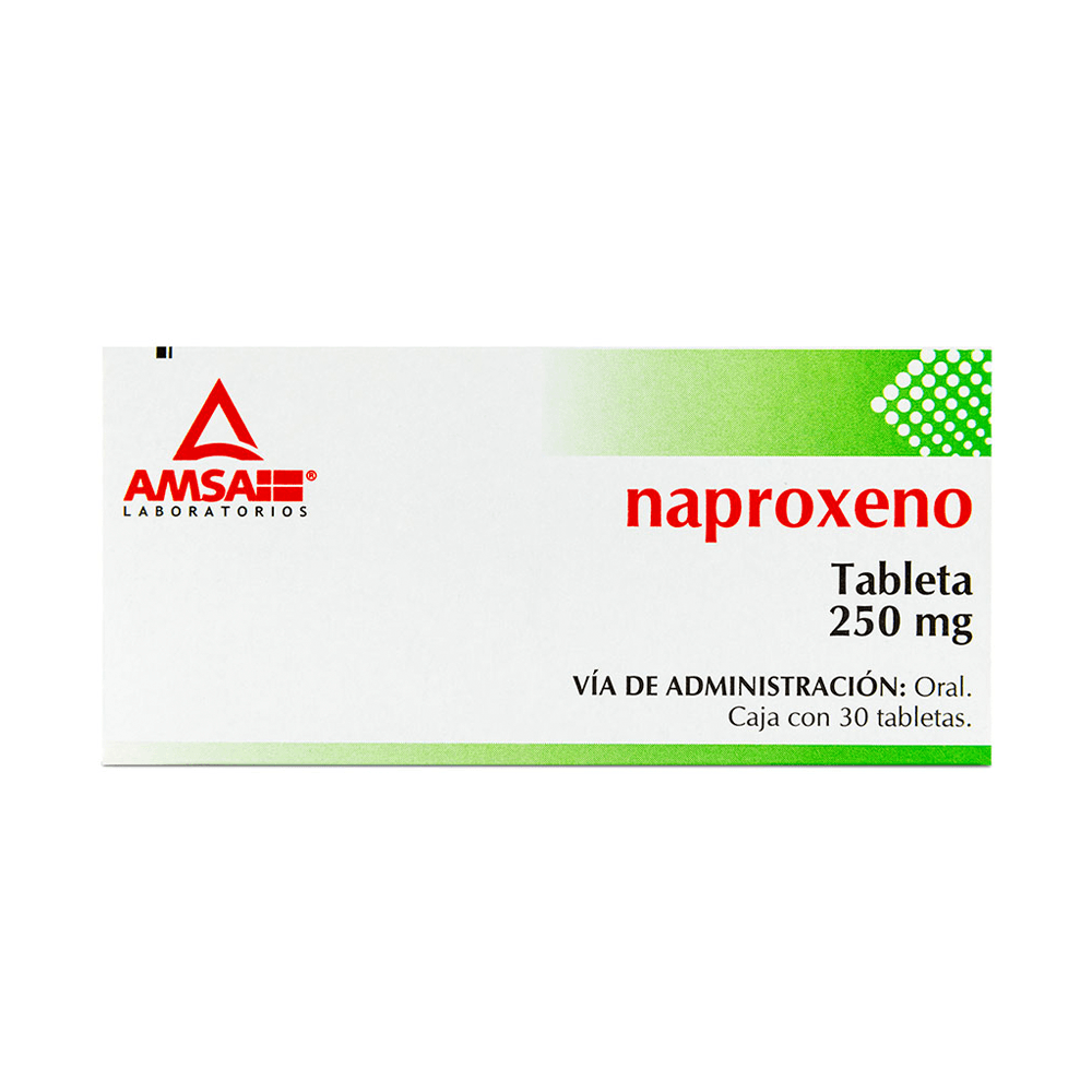 NAPROXENO 250 MG 30 TABLETAS - Farmacias Similares® | Tienda online