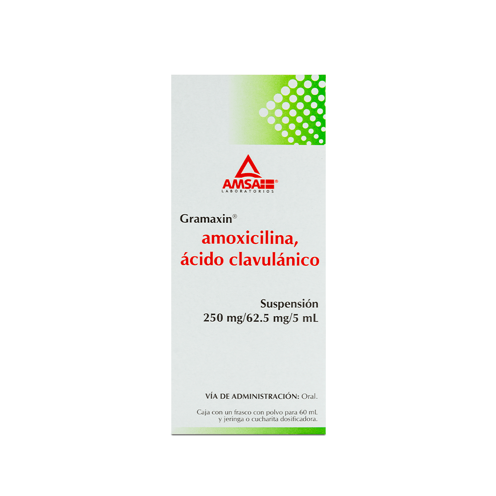 AMOXICILINA / ACIDO CLAVULANICO 250MG 60ML SUSPENSION 1 PIEZA ...
